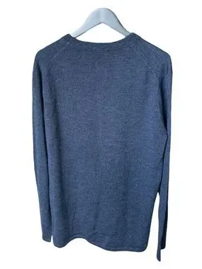 Artefact | Sweaters | Artefact 0 Merino Wool Blue Crewneck Sweater Mens ...